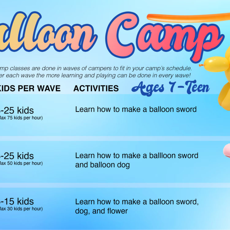 Circus Camp: Balloon, Magic, and Juggling Classes for Kids! | Kaleidoscope Artistic Entertainment